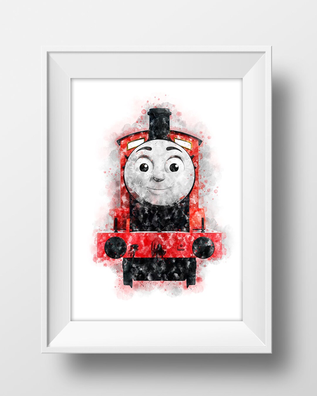 James the Train Watercolor Train James Printable Thomas and Friends ...