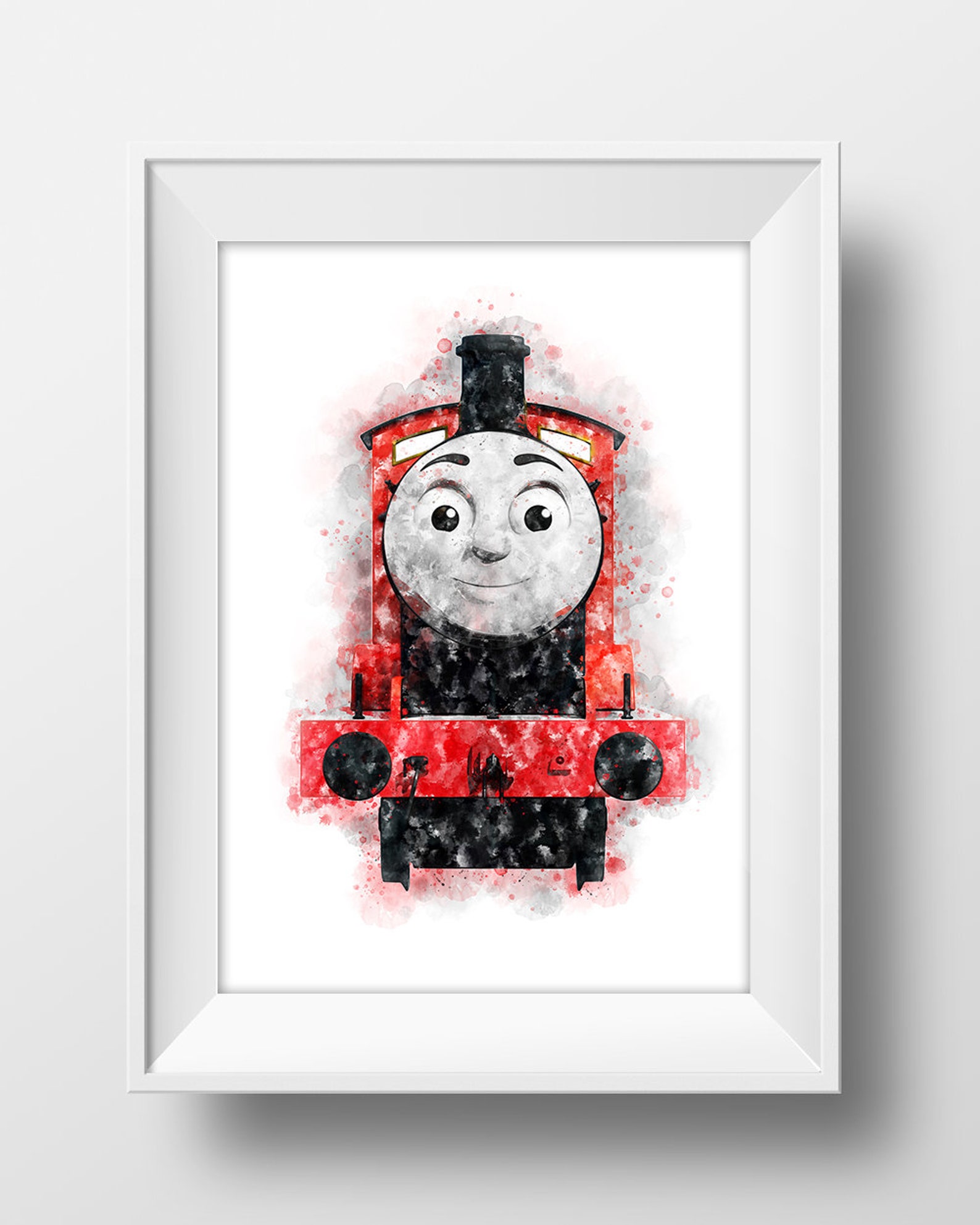 James the Train Watercolor Train James Printable Thomas and | Etsy