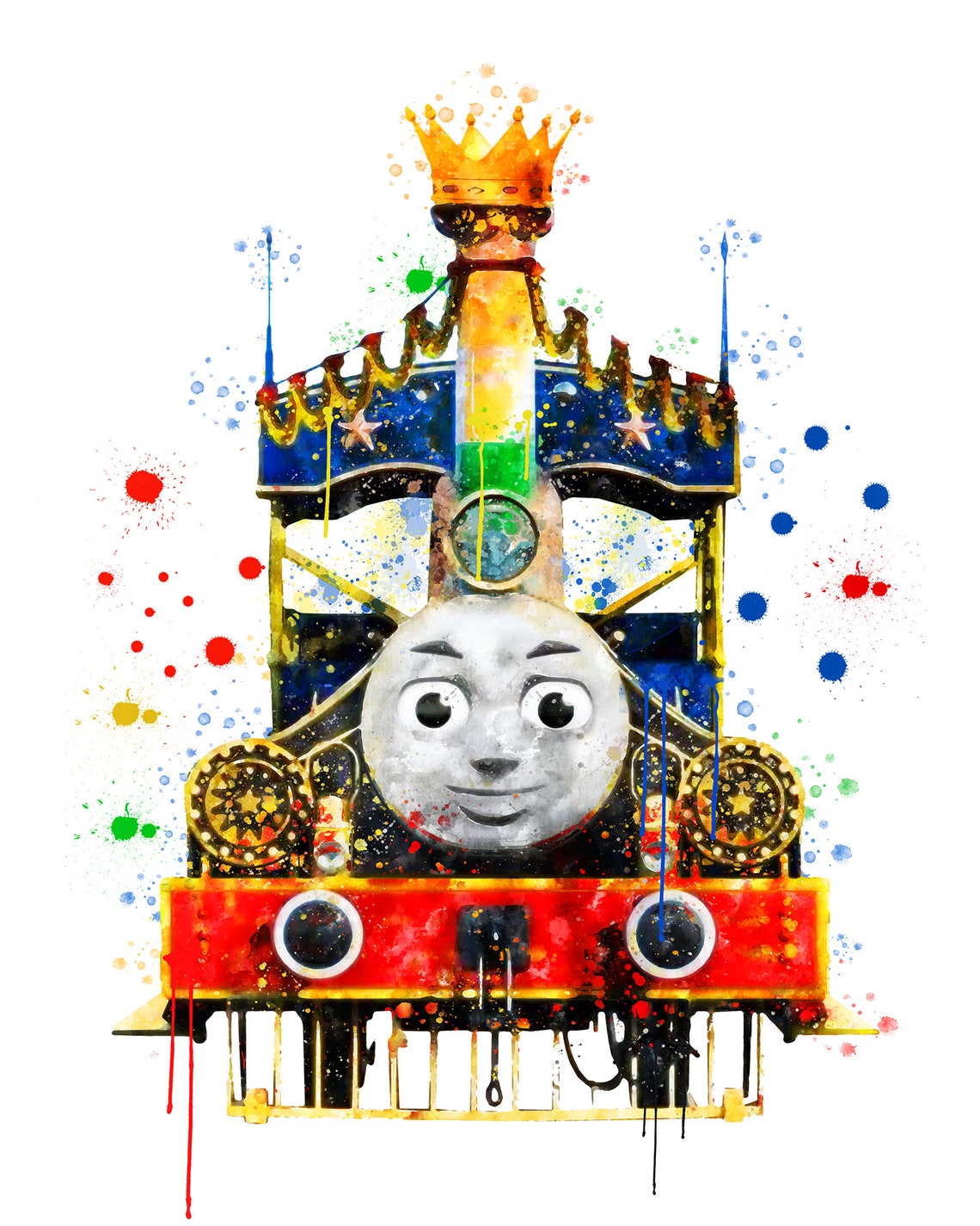 Thomas and Friends Rajiv Poster Rajiv the Train Print Thomas - Etsy