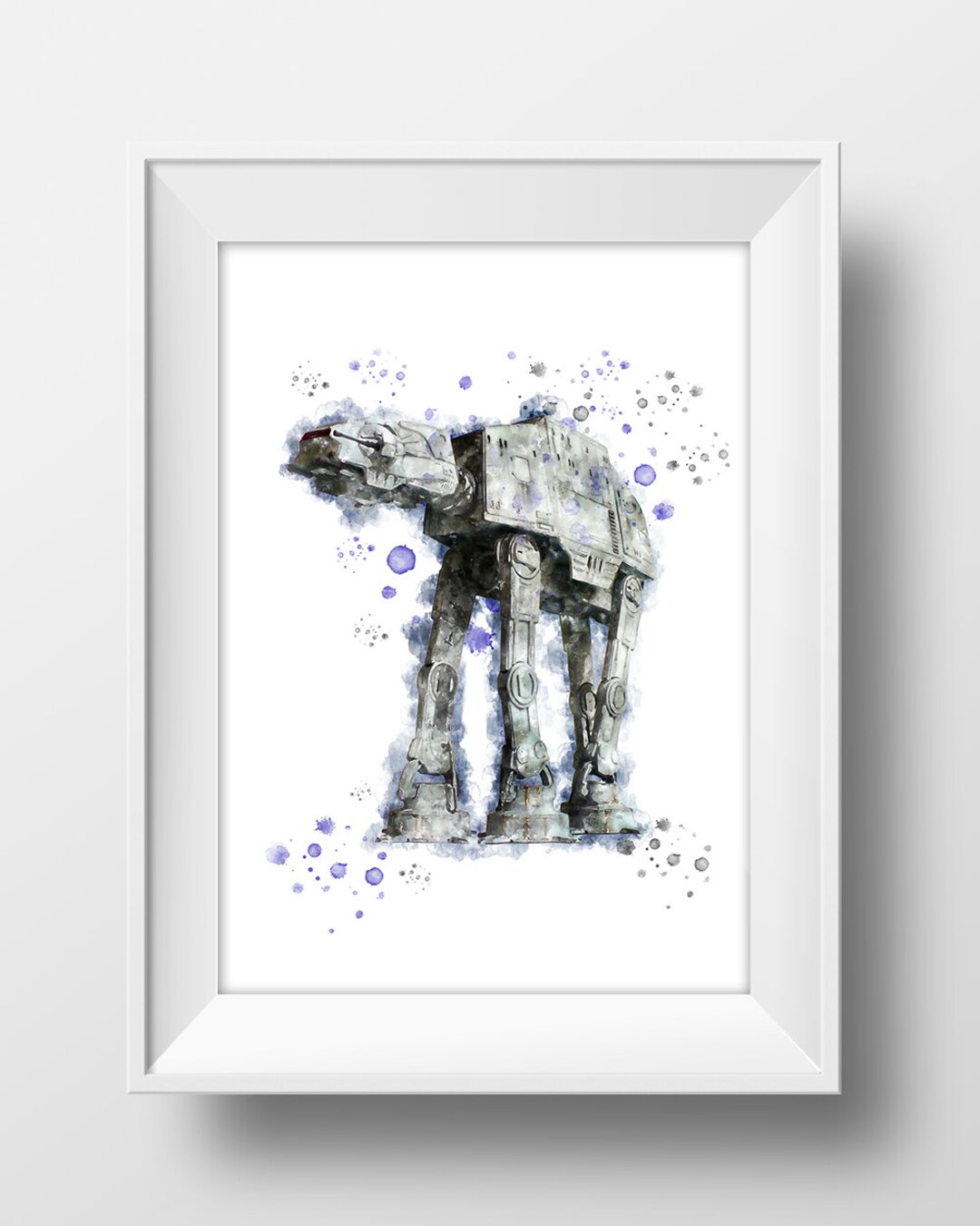 Star Wars At-at Walker Print At-at Walker Watercolor At-at Walker ...