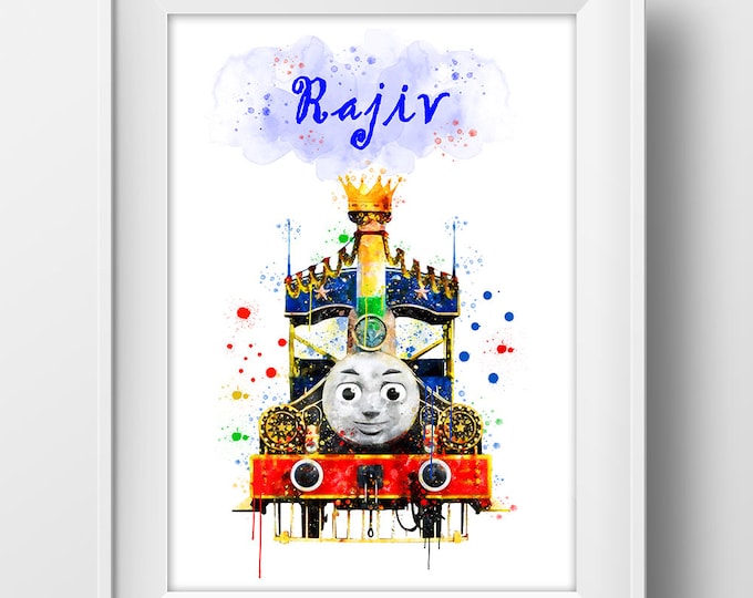 Thomas and Friends Rajiv Poster Rajiv the Train Print Thomas and Friend ...