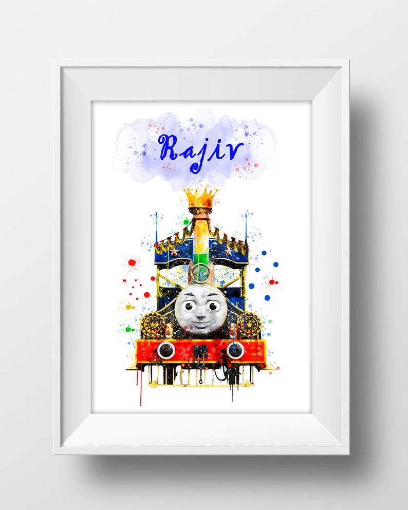 Thomas and Friends Rajiv Poster Rajiv the Train Print Thomas - Etsy