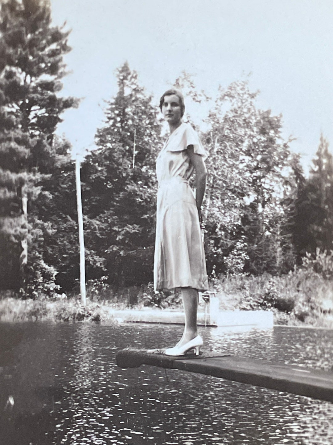 Original Vintage Photo: janet Walks the Plank 1930 Humour - Etsy UK