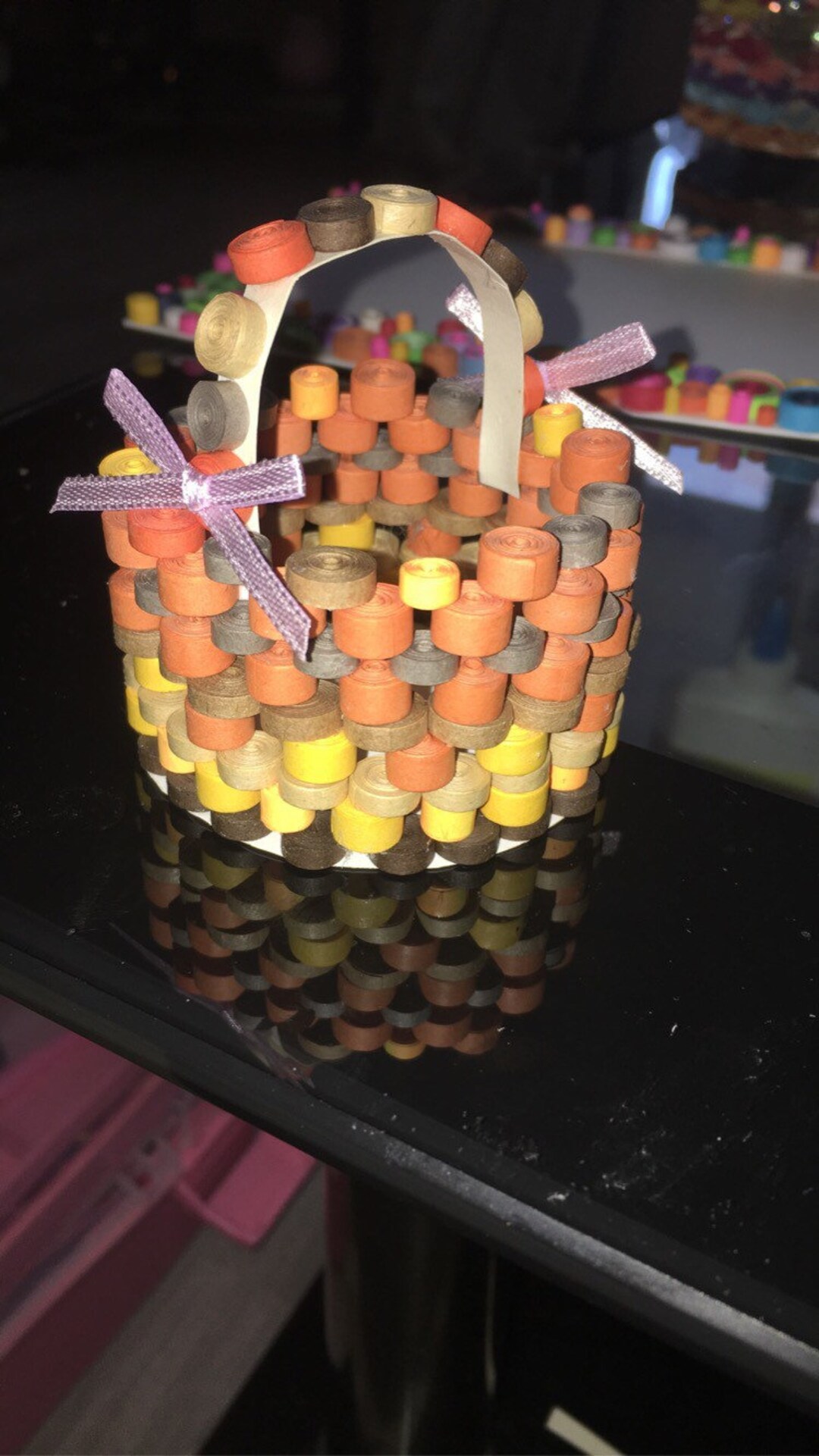 Mini Quilled Basket - Etsy