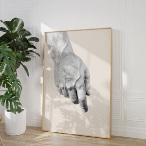 Hand of David Statue Print, Rome Statue, Print David, Digital Download ...