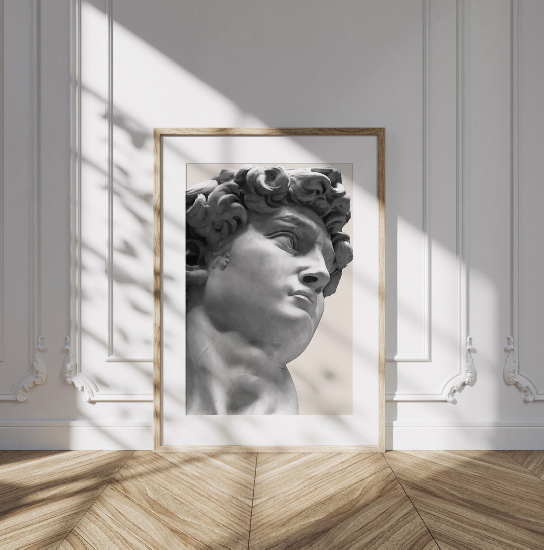 David Statue Print Aesthetic Room Decor Print David Rome - Etsy