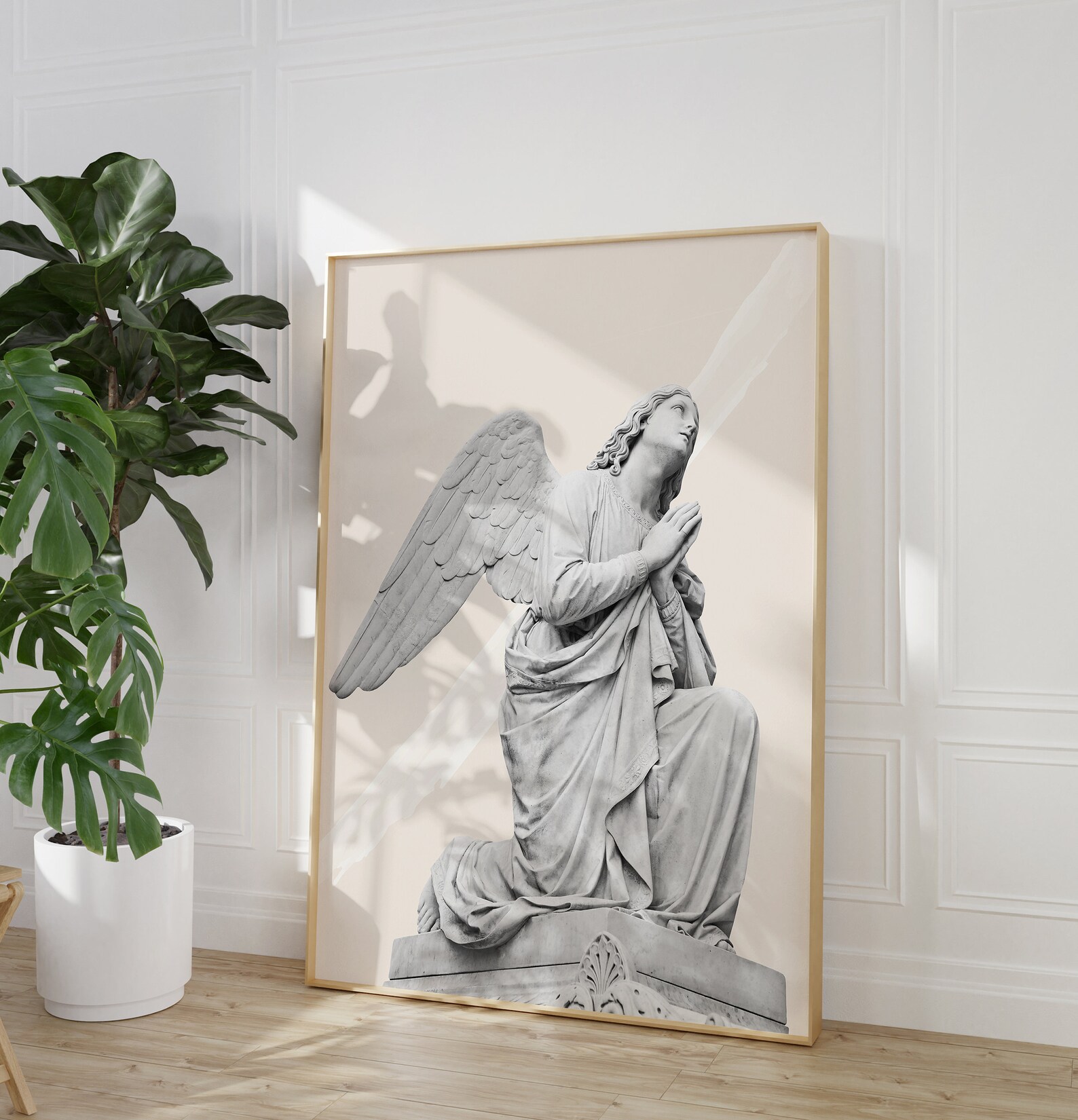 Angel Statue Print Angel Aesthetic Angel Decor Digital - Etsy