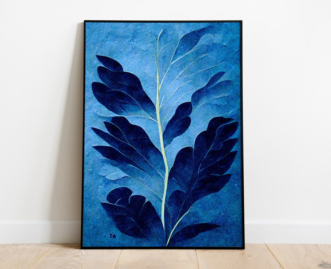 Matisse Blue Leaf Printable, Matisse Art Print, Matisse Cutout, Henri ...