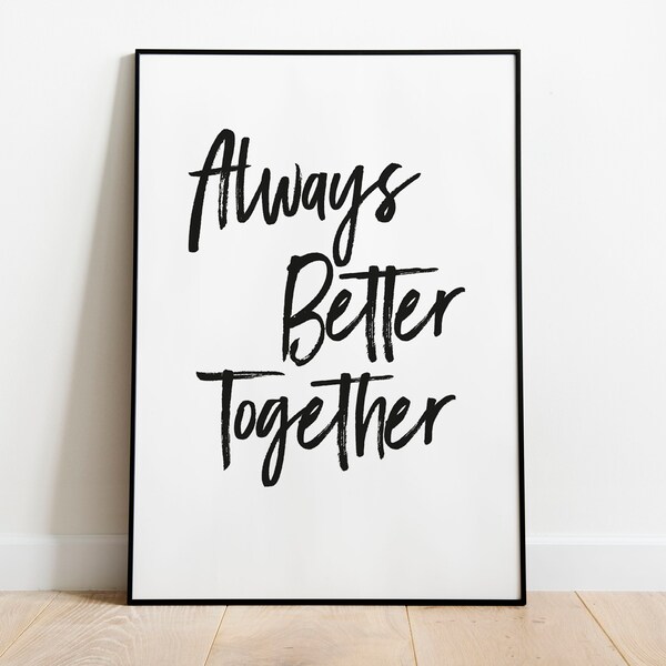 Better Together Art - Etsy