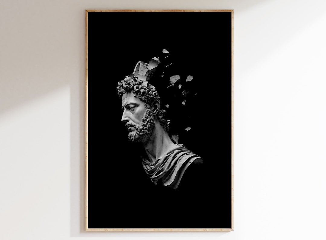 Stoic Home Upgrade: Marcus Aurelius Bust - Inspiring Room Decor ...