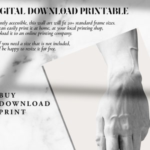 Hand of David Statue Print, Rome Statue, Print David, Digital Download ...