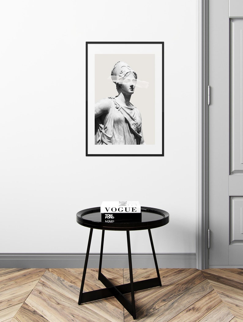 Athena Statue Print Greek Statue Print Athena Digital | Etsy