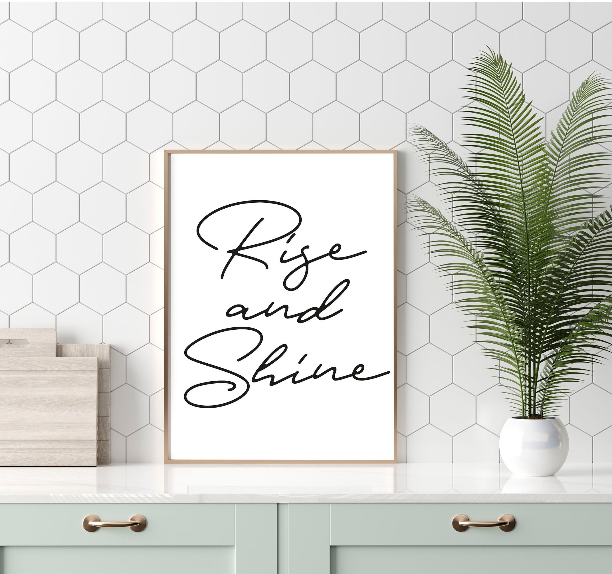 Printable quotes Rise and shine Poster Quote Posters Quote | Etsy