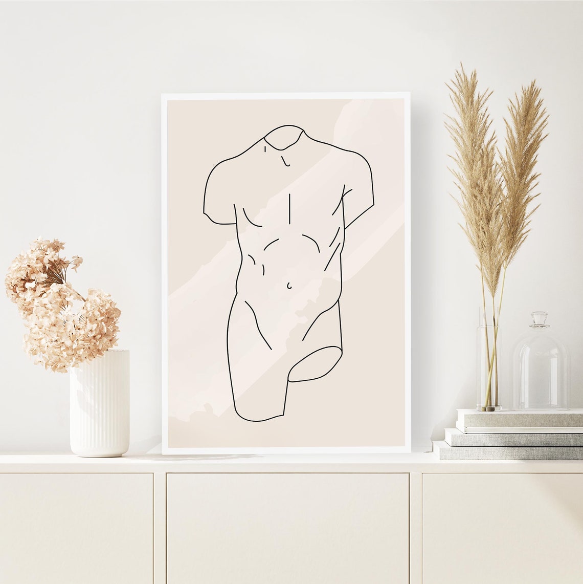 Roman Statue Torso Print Rome Statue Print David Digital | Etsy