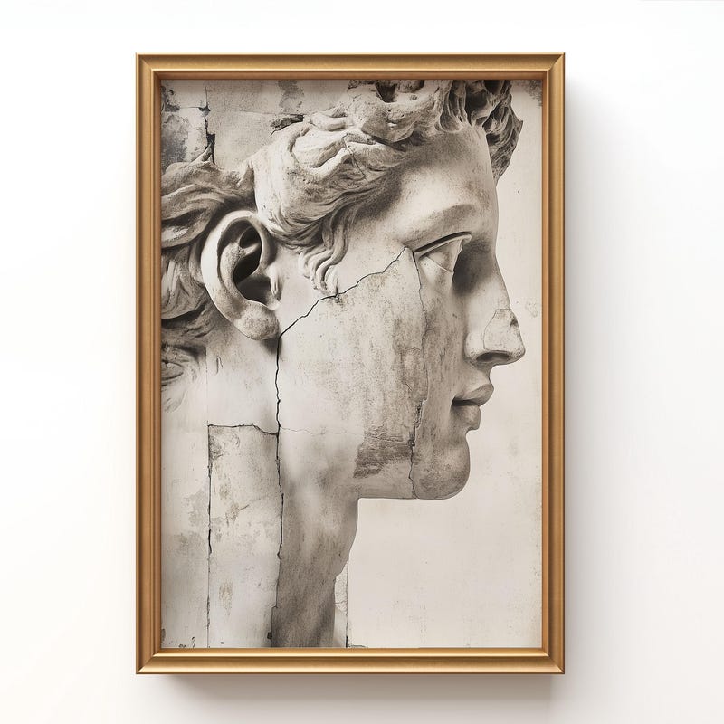 Greek Roman Statue Frame - Etsy