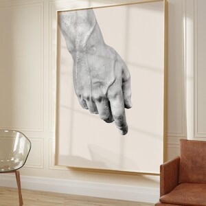 Hand of David Statue Print, Rome Statue, Print David, Digital Download ...