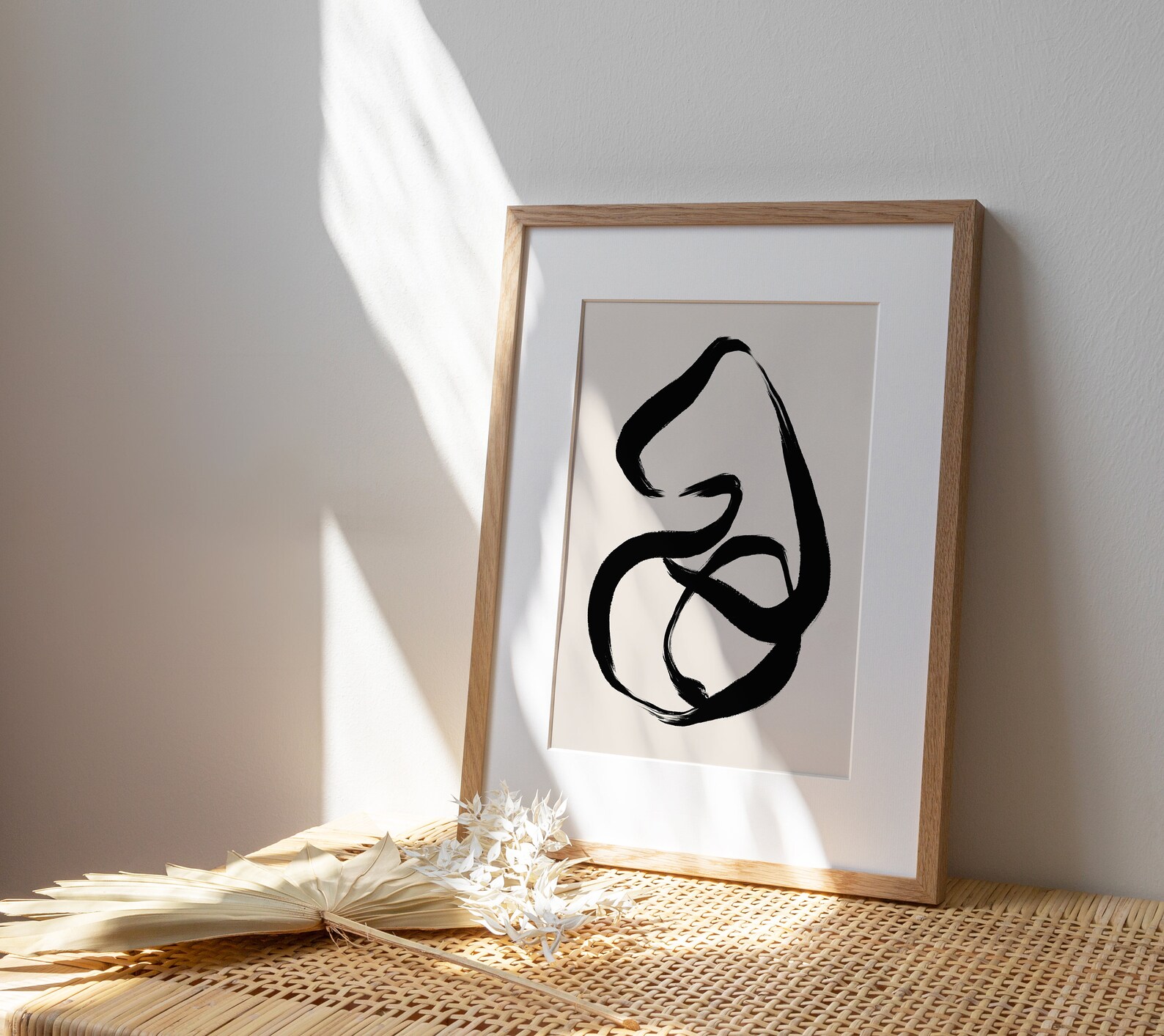 Beige Abstract Print Printable Abstract Wall Art - Etsy