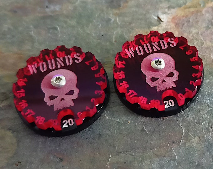 Double D10 Wound Tracker for Warhammer 40K and Age of Sigmar - Etsy