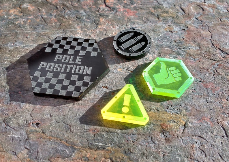 Gaslands Token Set 46 tokens | Etsy