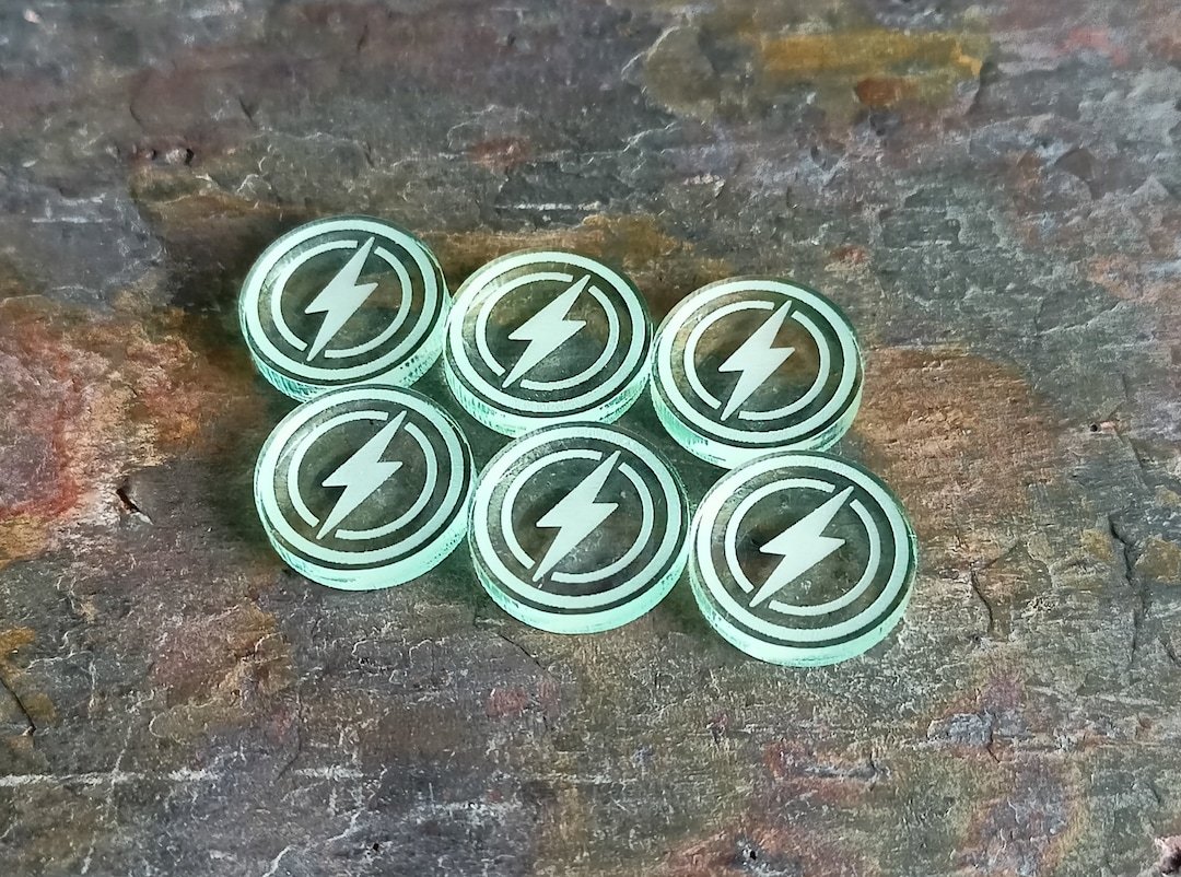 Malifaux Power Markers (set of 6 or 12 X 15mm) - Etsy