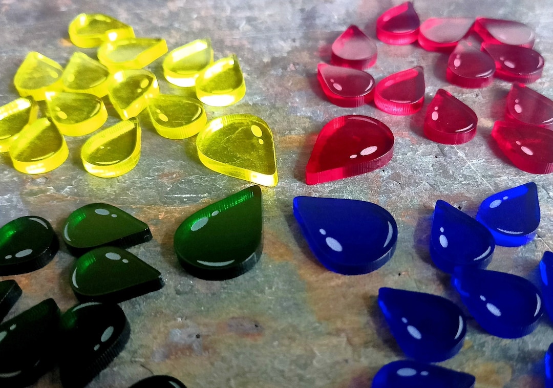 Gutenberg Deluxe Ink Tokens (laser Cut) 52 Tokens - Etsy