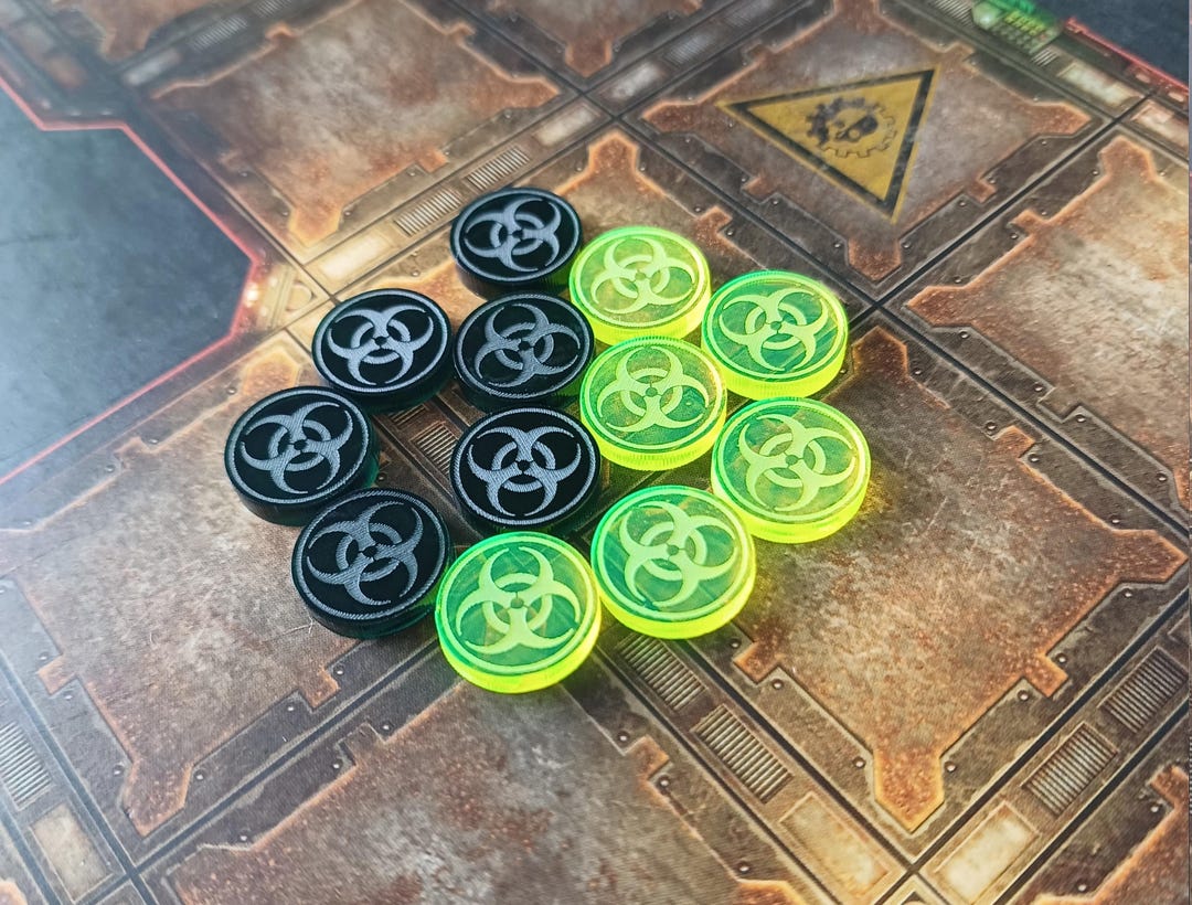Disease/infected Tokens (15mm Diameter) - Etsy