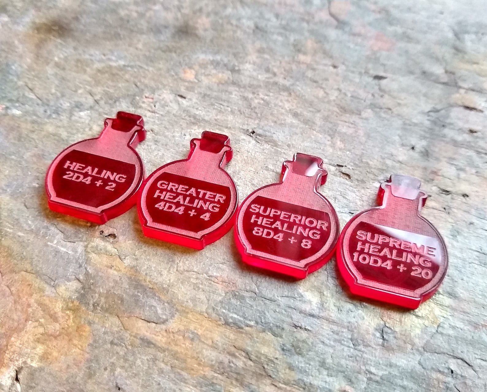 Potion Tokens (15) Dungeons and Dragons - Etsy