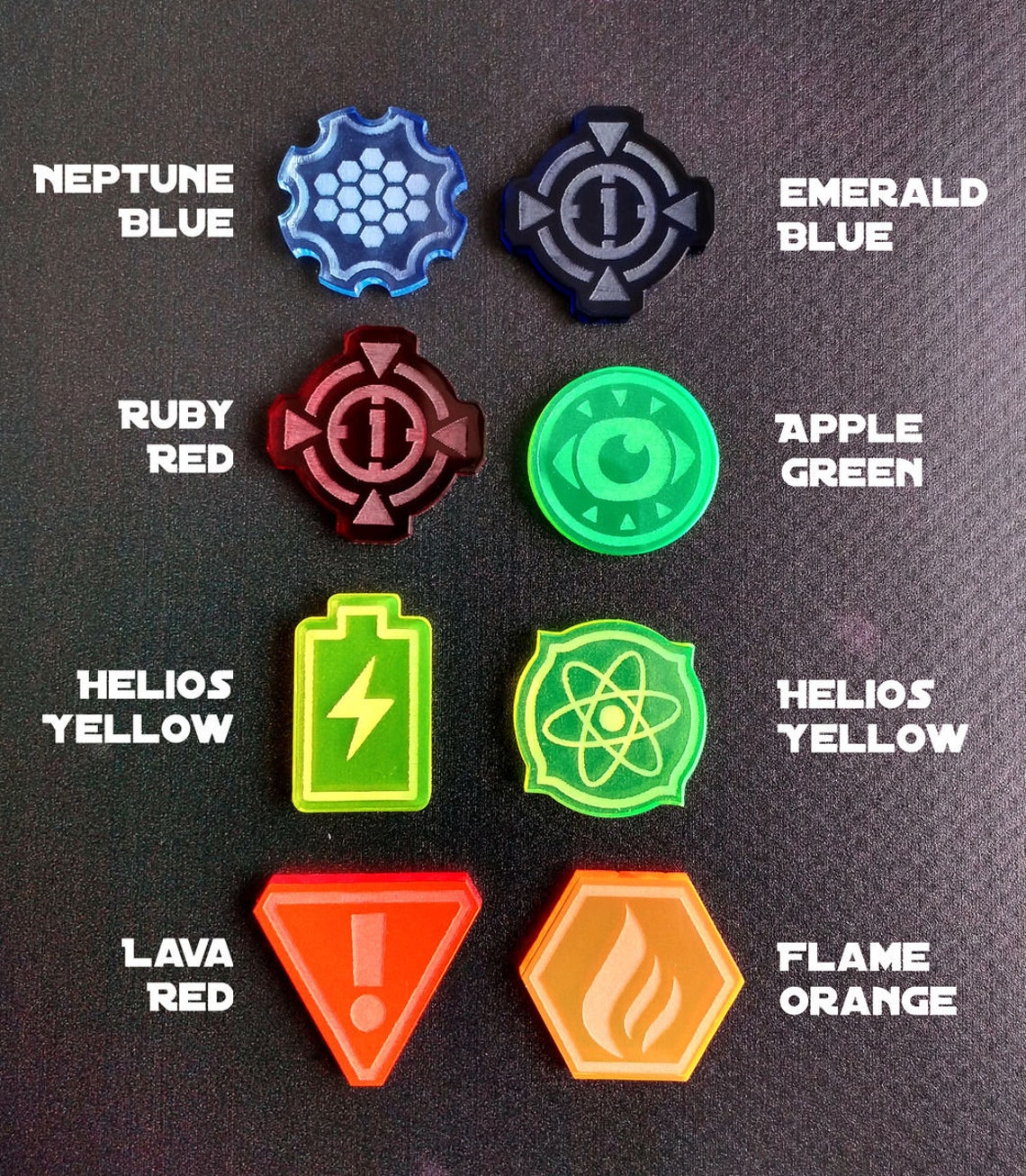 X-wing Compatible Laser Cut Token Set (30 Tokens) - Etsy