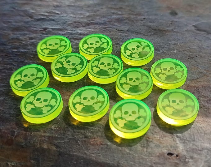 MTG 10 Sided Poison Counter Dice, Magic the Gathering, Trading Card ...