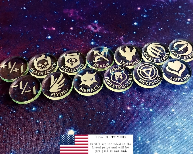 Magic Condition Tokens - MTG Magic the Gathering Compatible (set of 13 ...