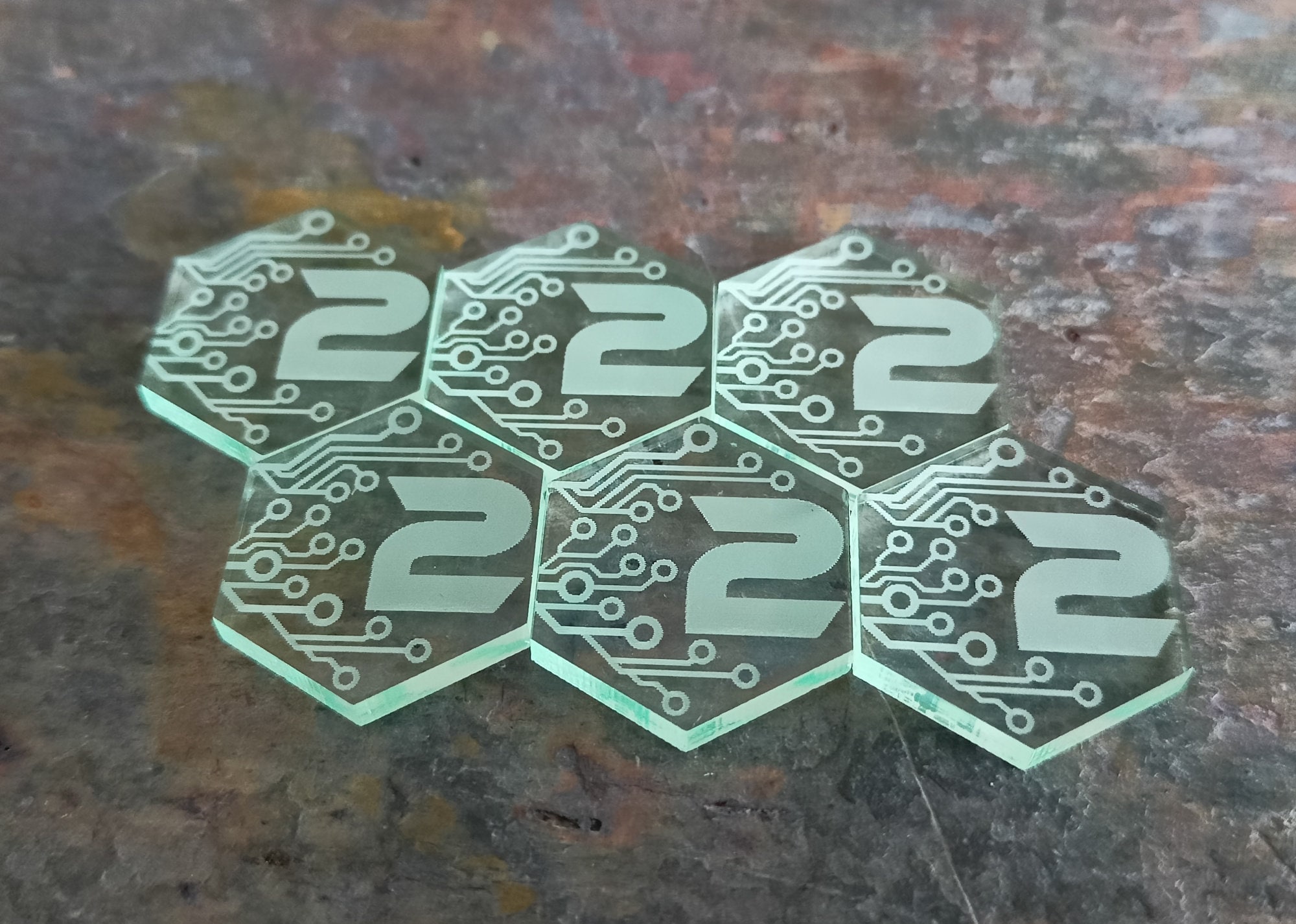 Netrunner 2 Credit Tokens Set of 6 - Etsy