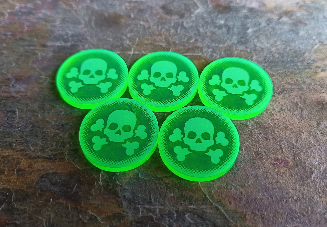 Marvel Crisis Protocol Compatible Poison Tokens (set of 5) - Etsy