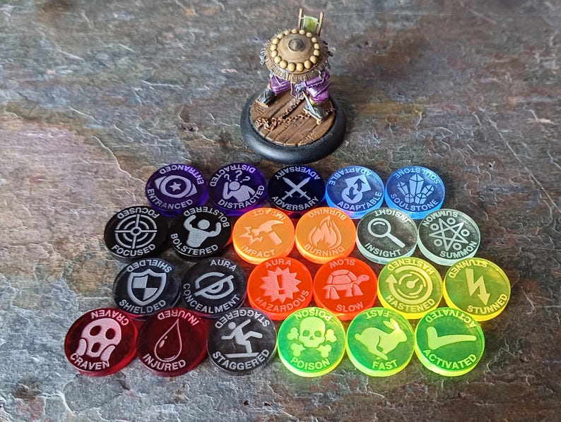 Malifaux 4E Token Bundle (137 Tokens) - Etsy