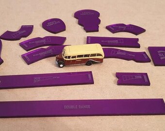 Gaslands Maneuver Template Set | Etsy Australia