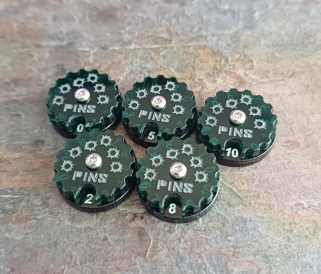 Bolt Action Pin Tracker Dials: 0-10 (set of 5) - Etsy