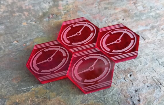 Netrunner Click Tracker Tokens Set of 4 - Etsy