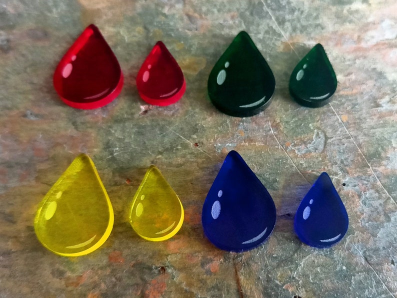 Gutenberg Deluxe Ink Tokens laser Cut 52 Tokens - Etsy