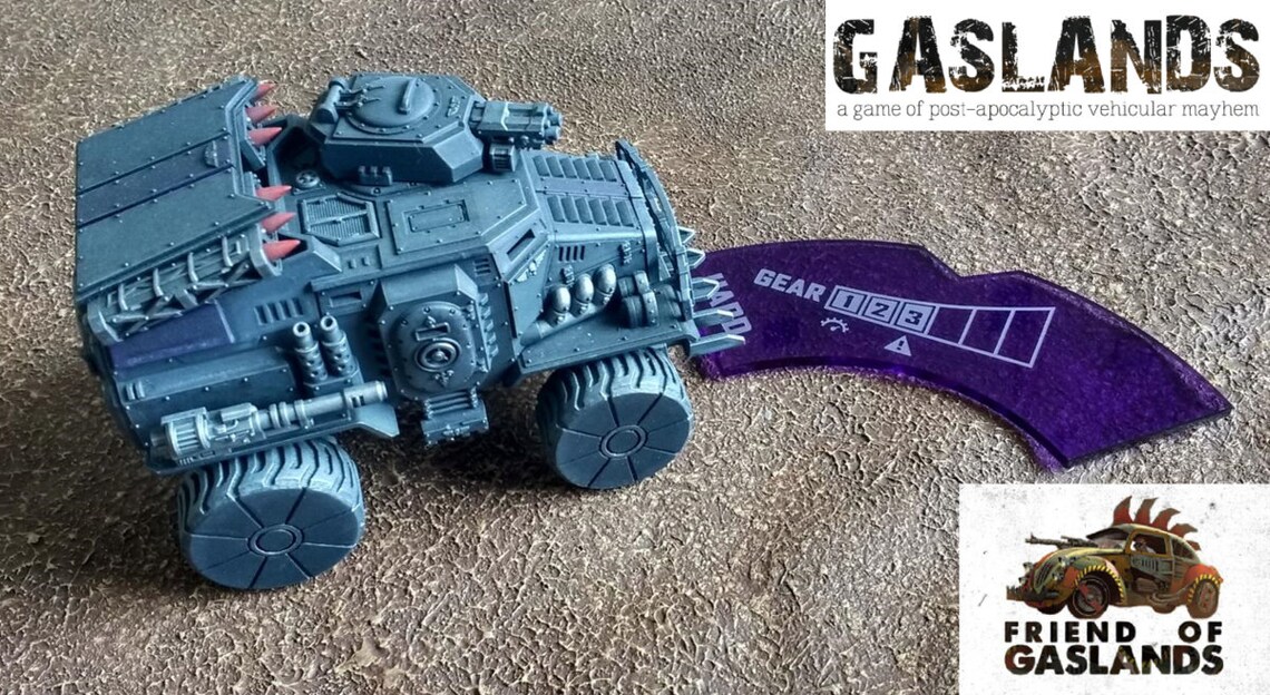 28mm Scale Gaslands Maneuver Template Set - Etsy UK