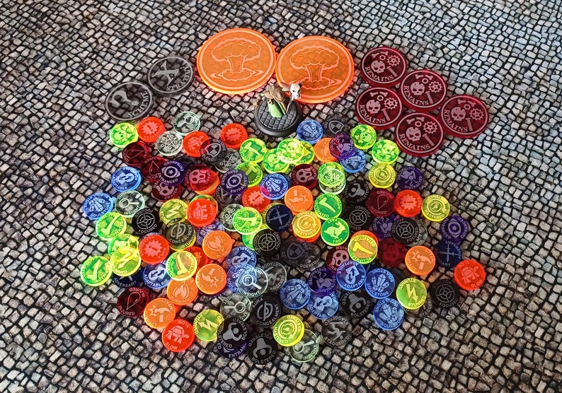 Malifaux 4E Token Bundle (137 Tokens) - Etsy