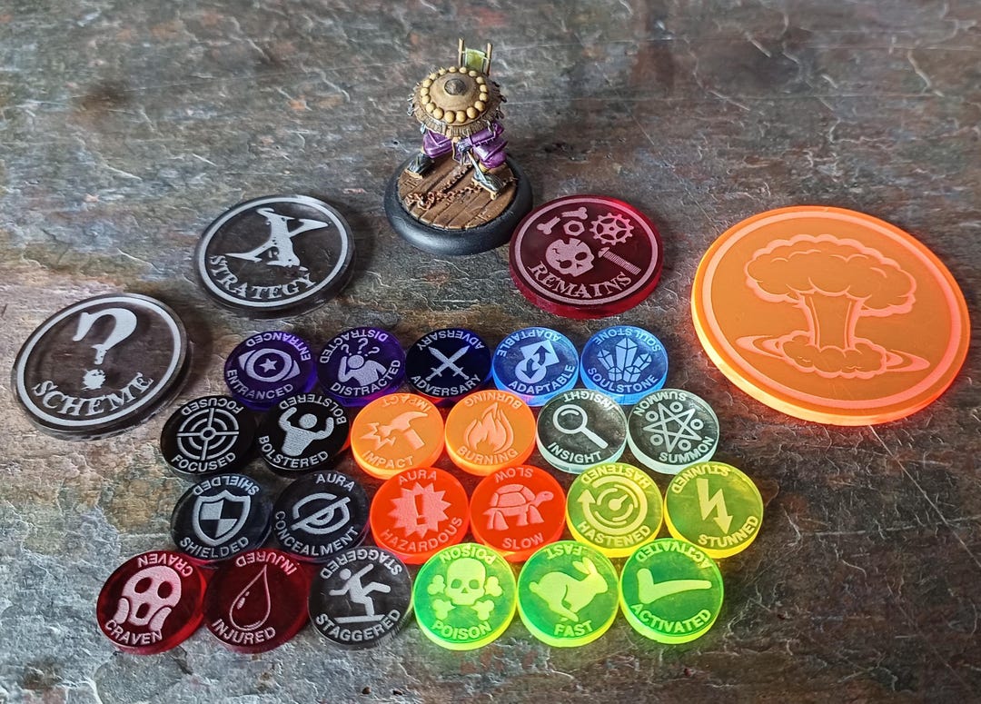 Malifaux 4E Token Bundle (137 Tokens) - Etsy