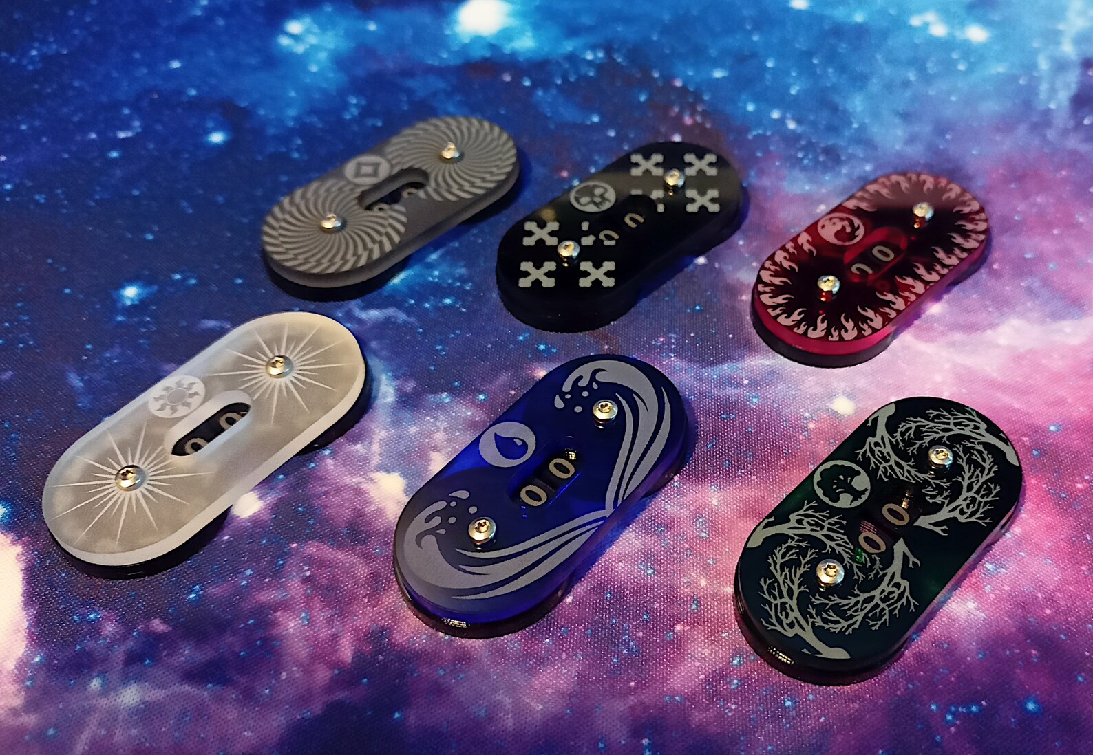 Magic the Gathering Mana Counters 6 Colours EDH MTG - Etsy