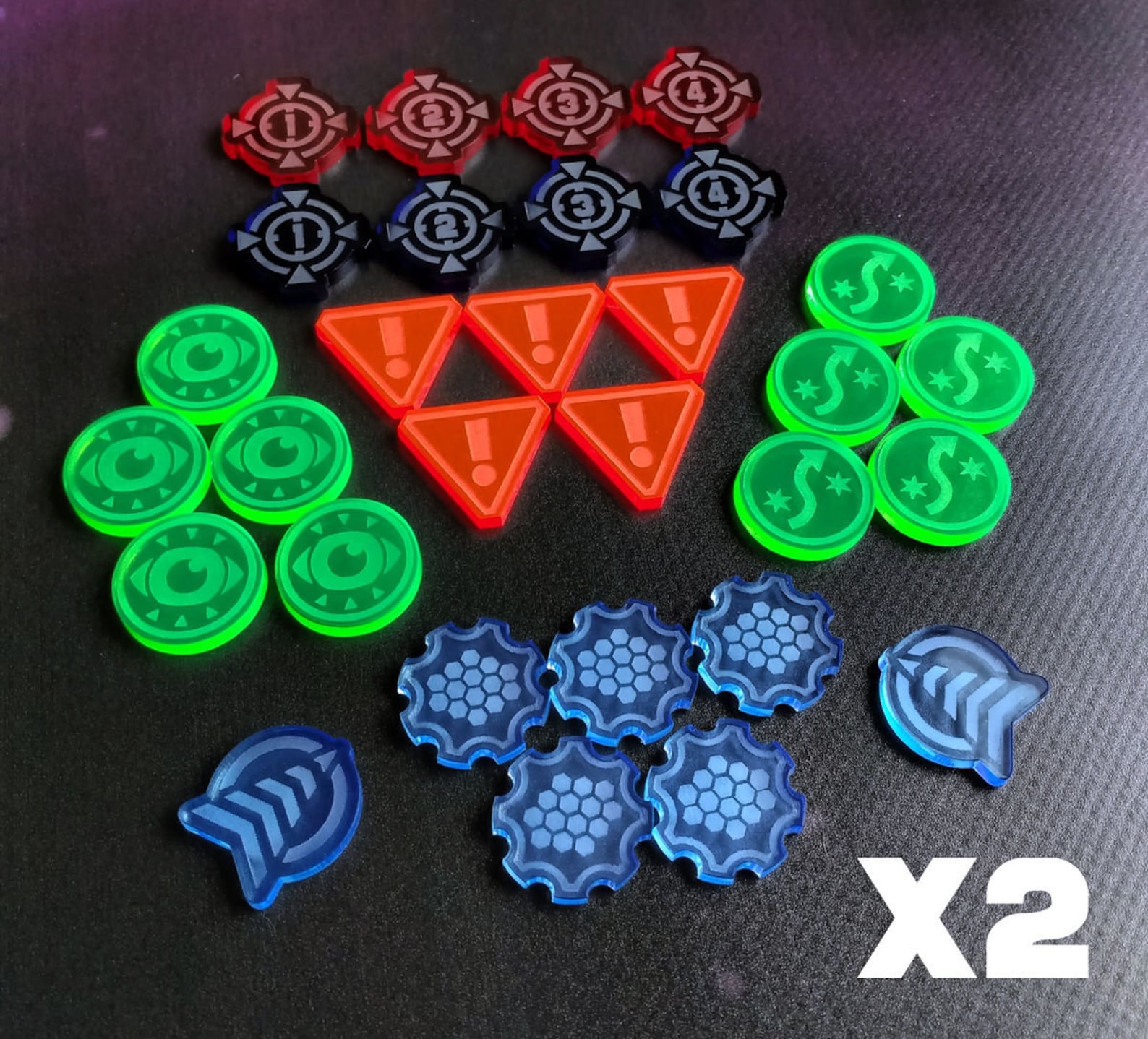 X-wing Compatible Laser Cut Swarm Token Set (60 Tokens) - Etsy