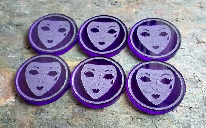 Malifaux Scheme Markers (set of 6) - Etsy