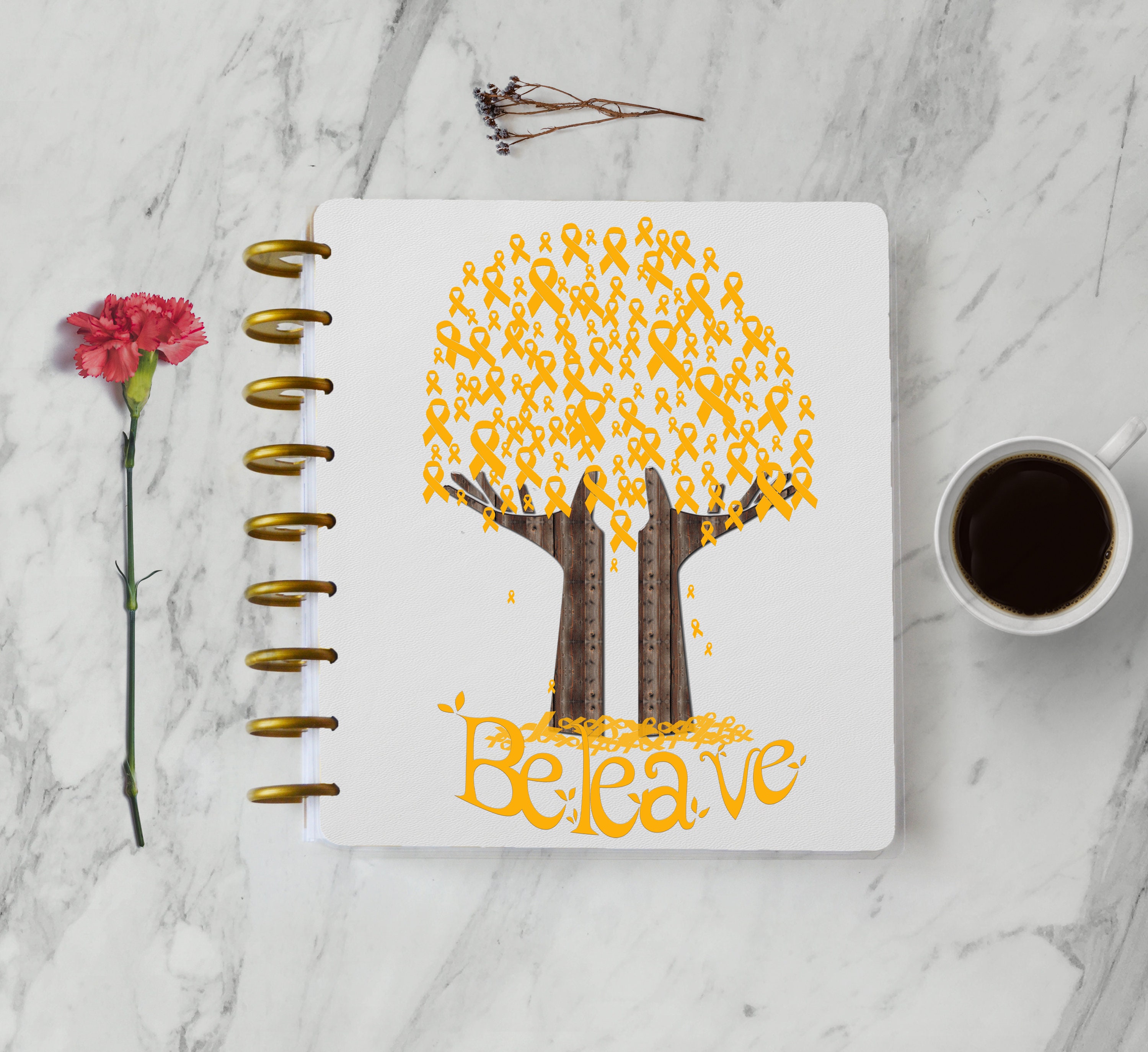 Beleave Awareness Teal Ribbon Tree digital Download - Etsy