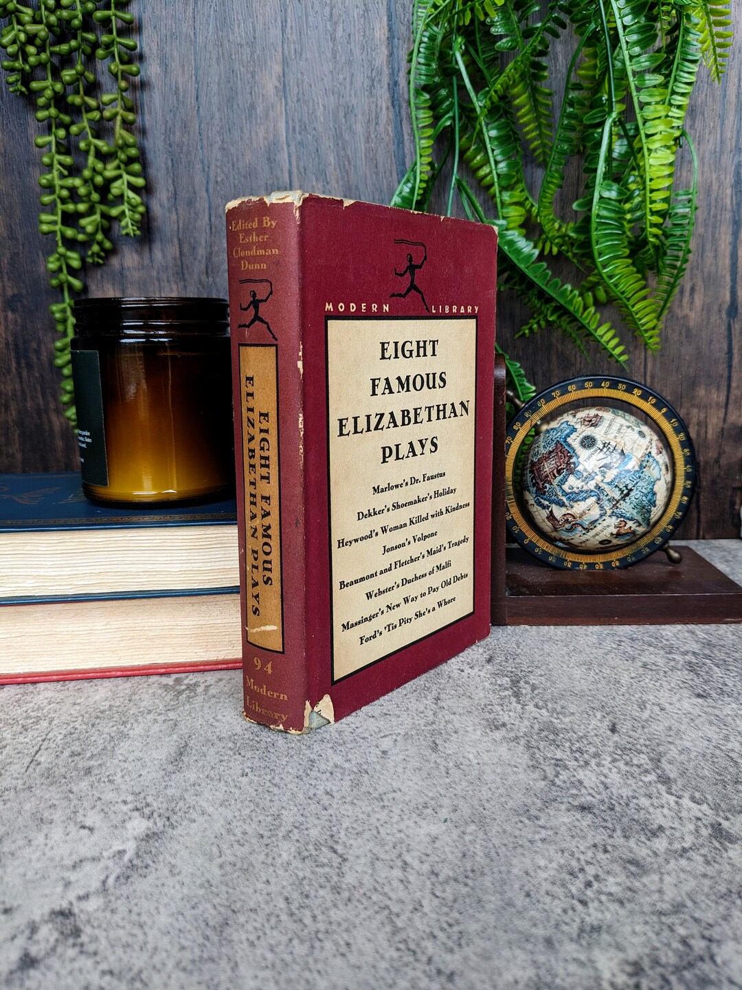 Eight Famous Elizabethan Plays 1950s Modern Library - Etsy
