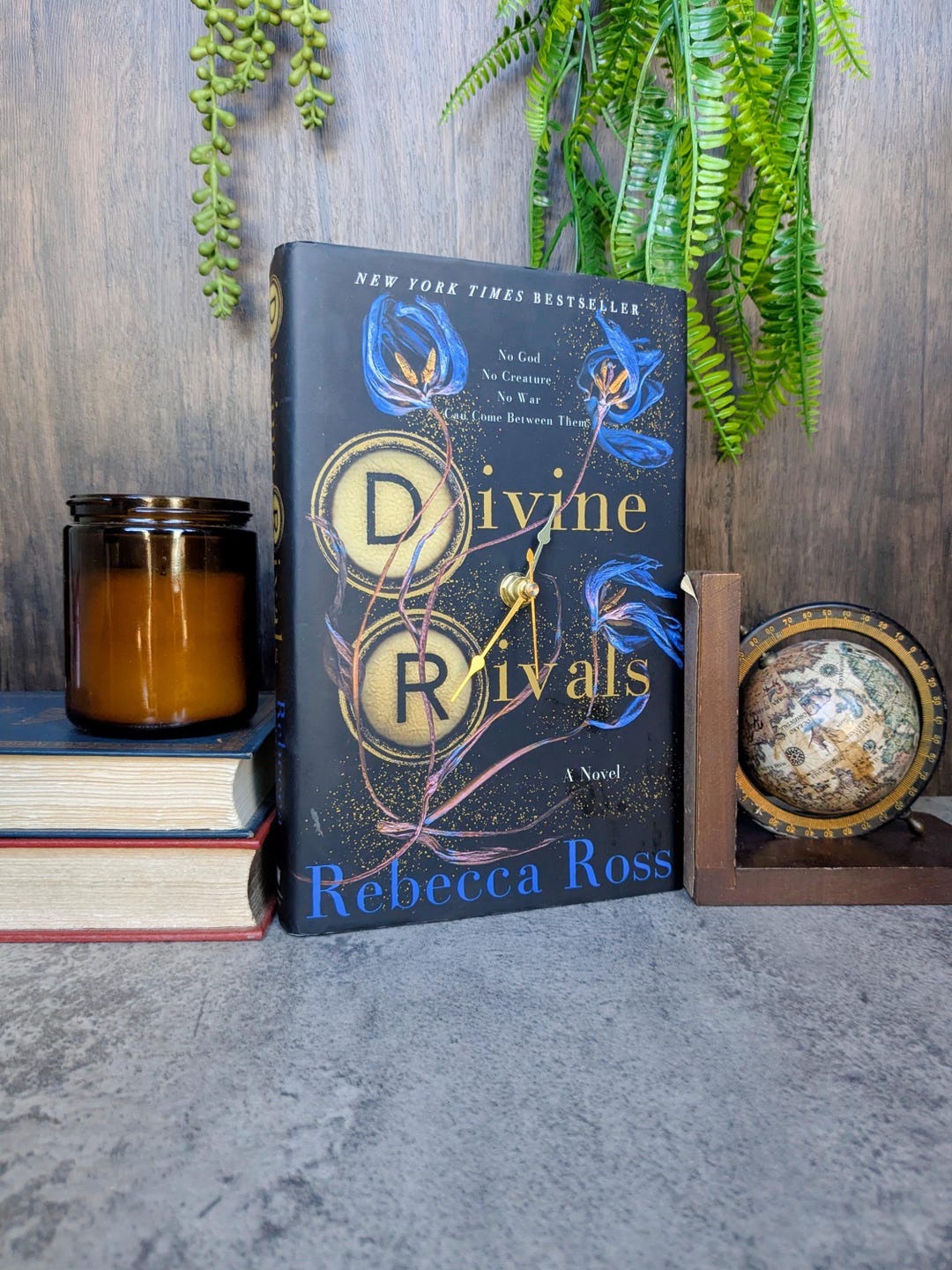 Book Clock: Divine Rivals Rebecca Ross - Etsy