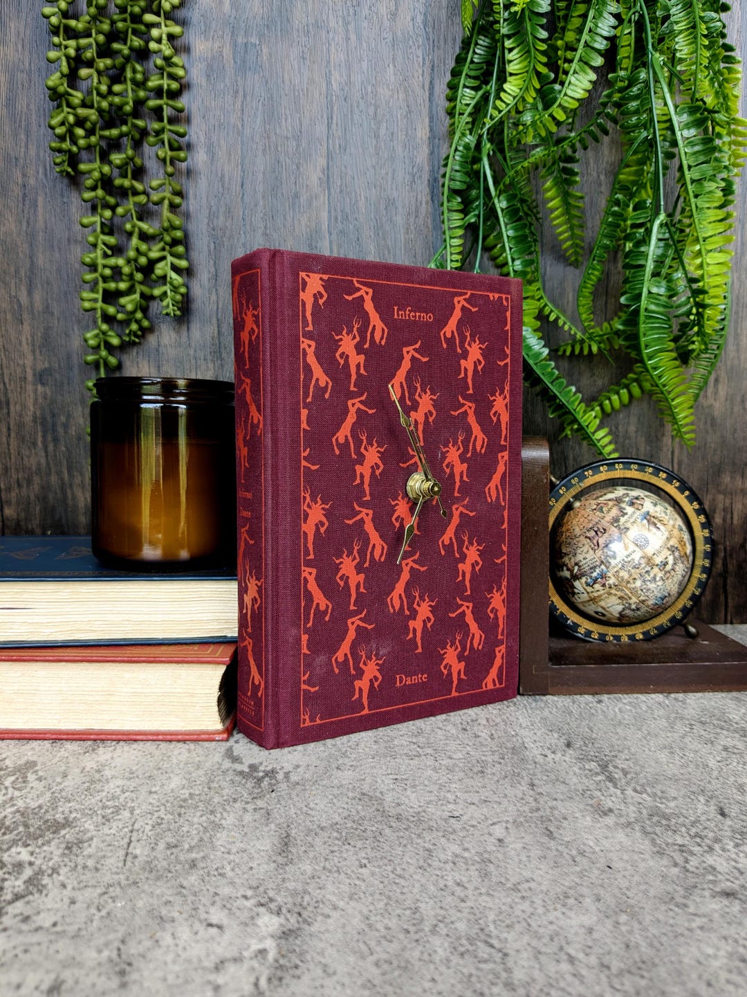 Book Clock: Dante's Inferno Dante Alighieri - Etsy