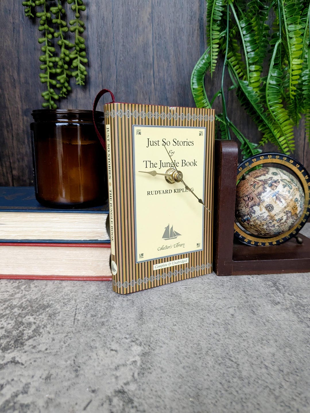 Book Clock: the Jungle Book Rudyard Kipling - Etsy