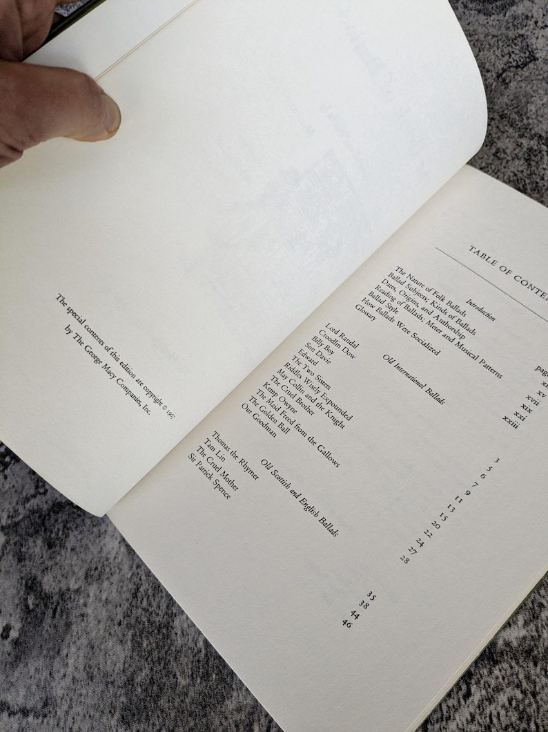 The Book of Ballads – 1967 Heritage Press Illustrated Edition With ...
