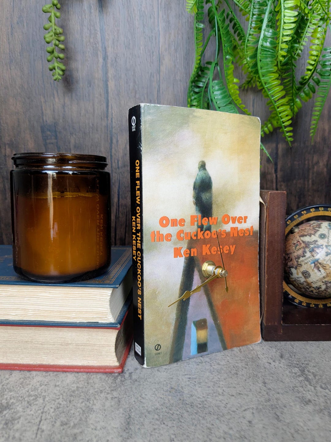 Book Clock: One Flew Over the Cuckoo's Nest Ken Kesey - Etsy